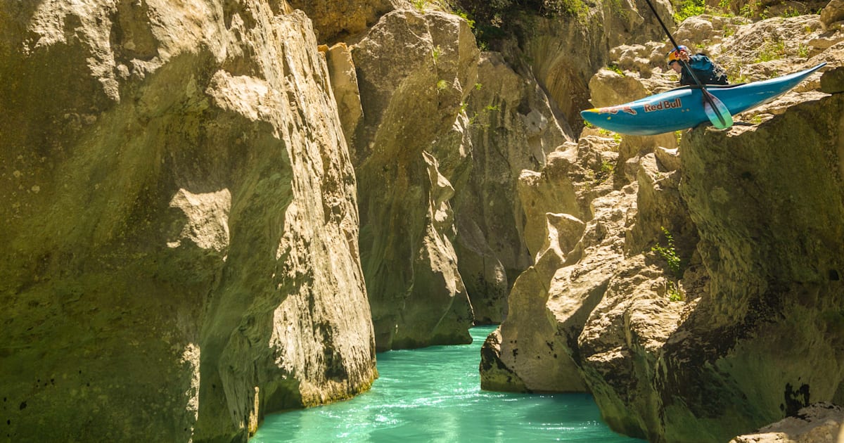 Nouria Newman kayaking the Verdon gorges – photos