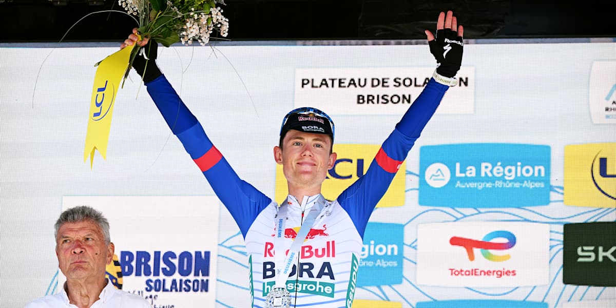 Luke Tuckwell finishes second at the Tour Auvergne-Rhône-Alpes