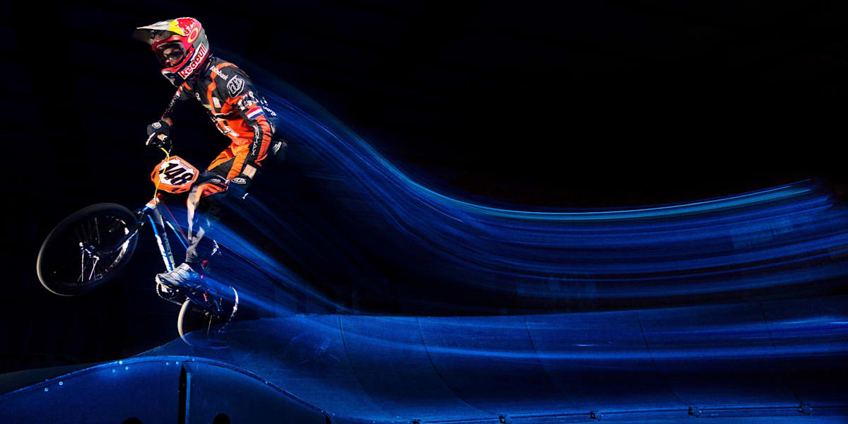 Night riding and mountain biking night photos