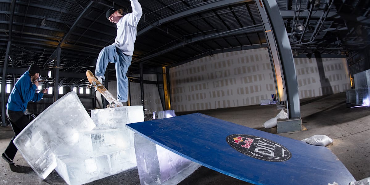 Red Bull DIY: The art of skateboarding on ice