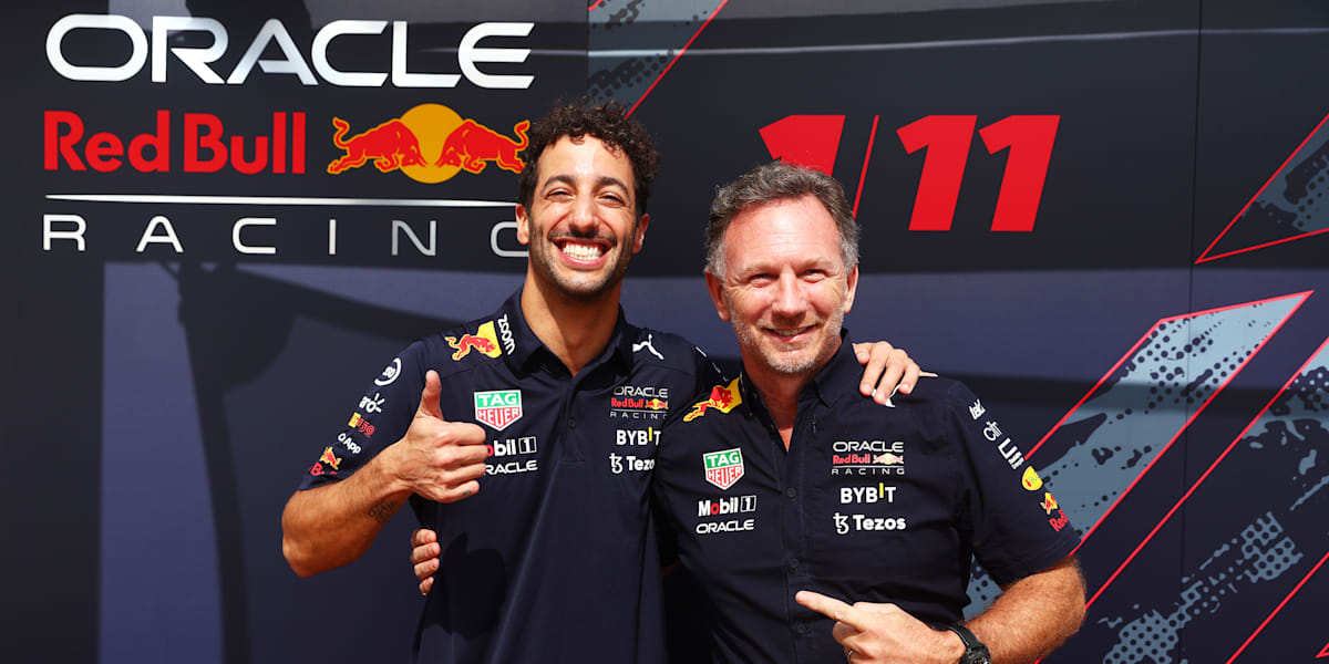 Daniel Ricciardo torna in Oracle Red Bull Racing