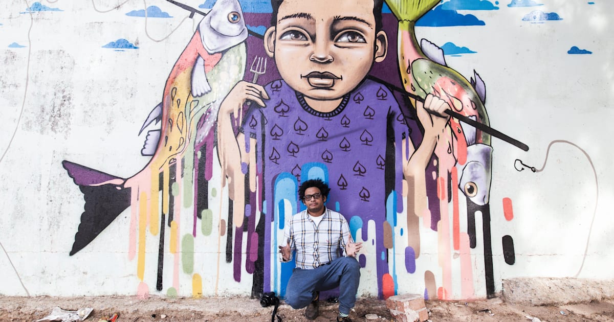 Falco One street art pictures – South Africa | Red Bull