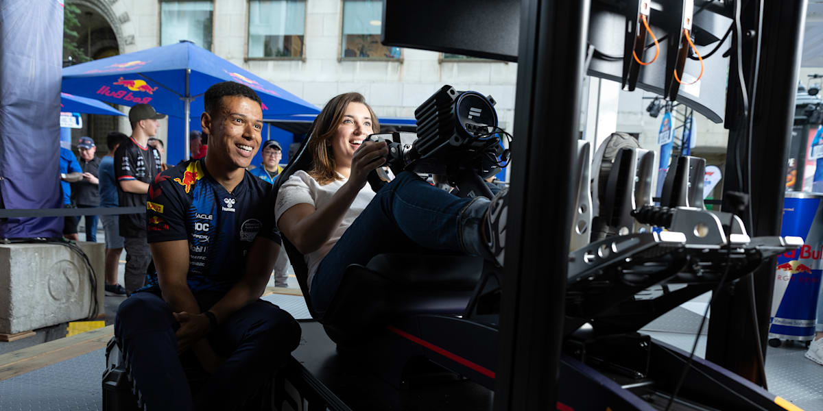 Visit the Red Bull Fan Zone during the F1 race weekend