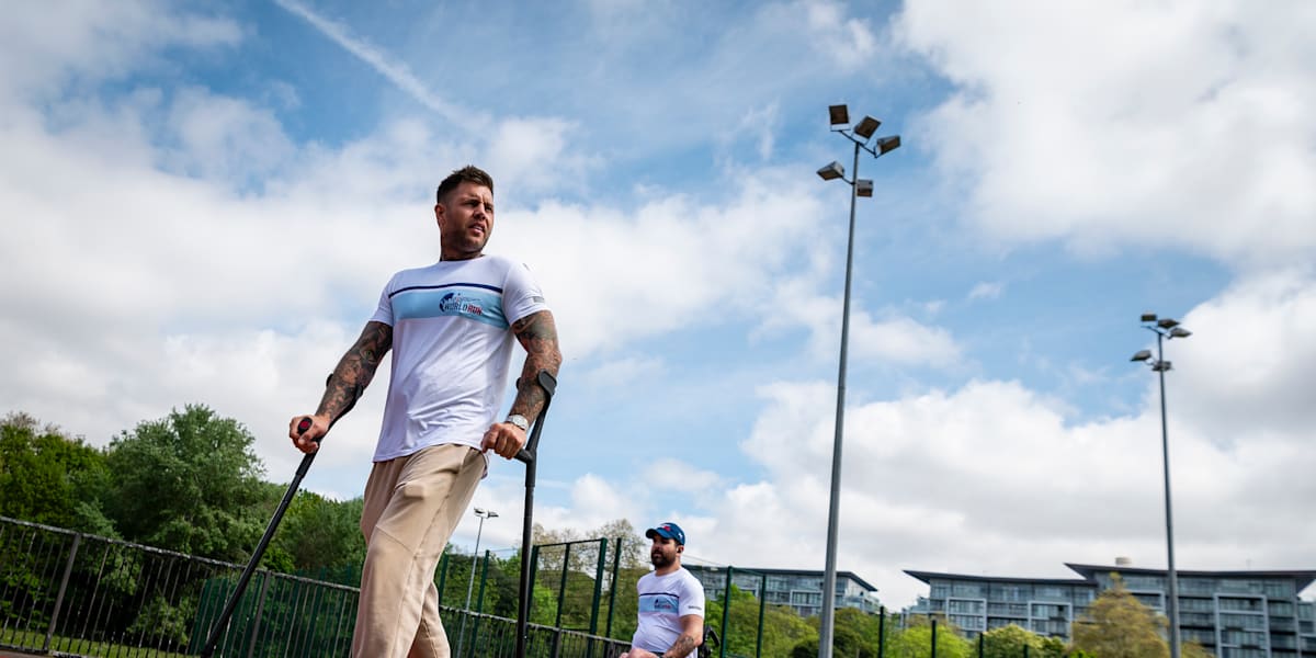 Paralympian Ben Tansley Wings For Life World Run