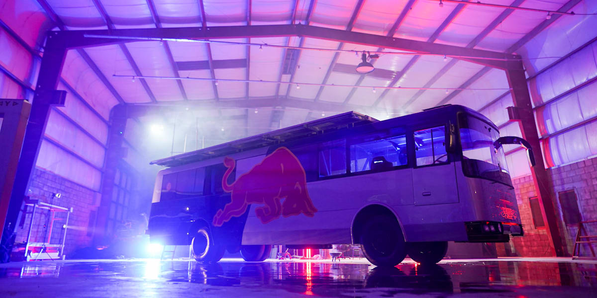Red Bull Off The Roof Bus