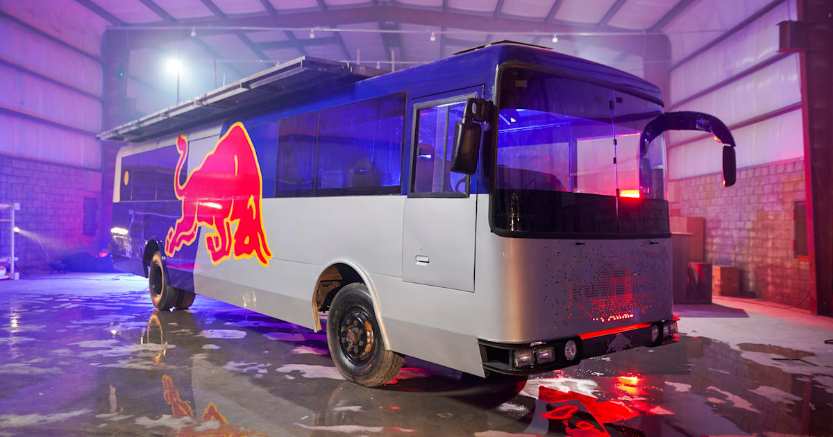Red Bull Off The Roof Bus Pakistan