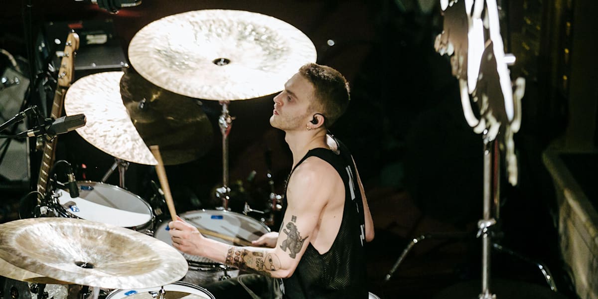 Liturgy drummer Greg Fox performs a live session