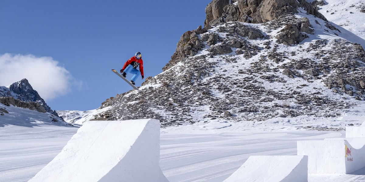 Pierre Vaultier réinvente un parcours de boardercross