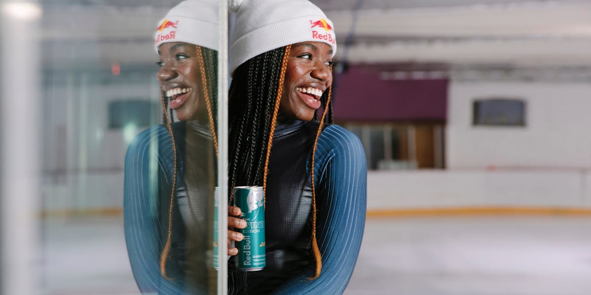 Speed skater Maame Biney breaks new ground