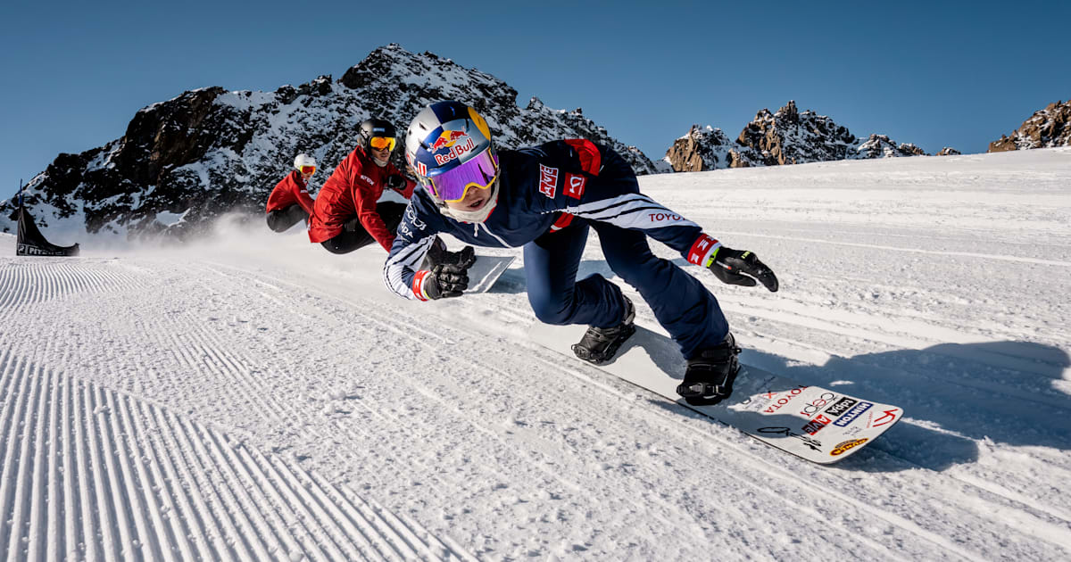 How to carve turns on a snowboard