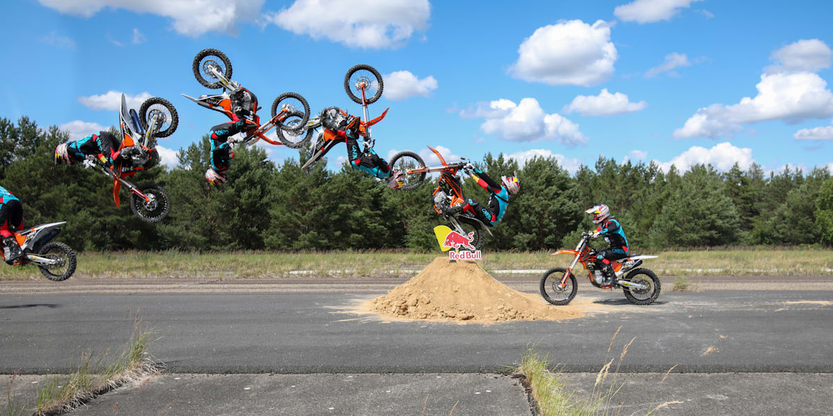 Luc Ackermanns FMX-Backflip Weltrekord: Video & Bilder