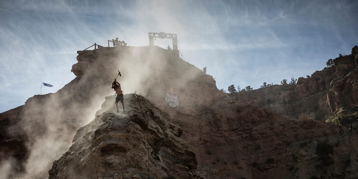 Red Bull Rampage: Interview with a rider's dig team