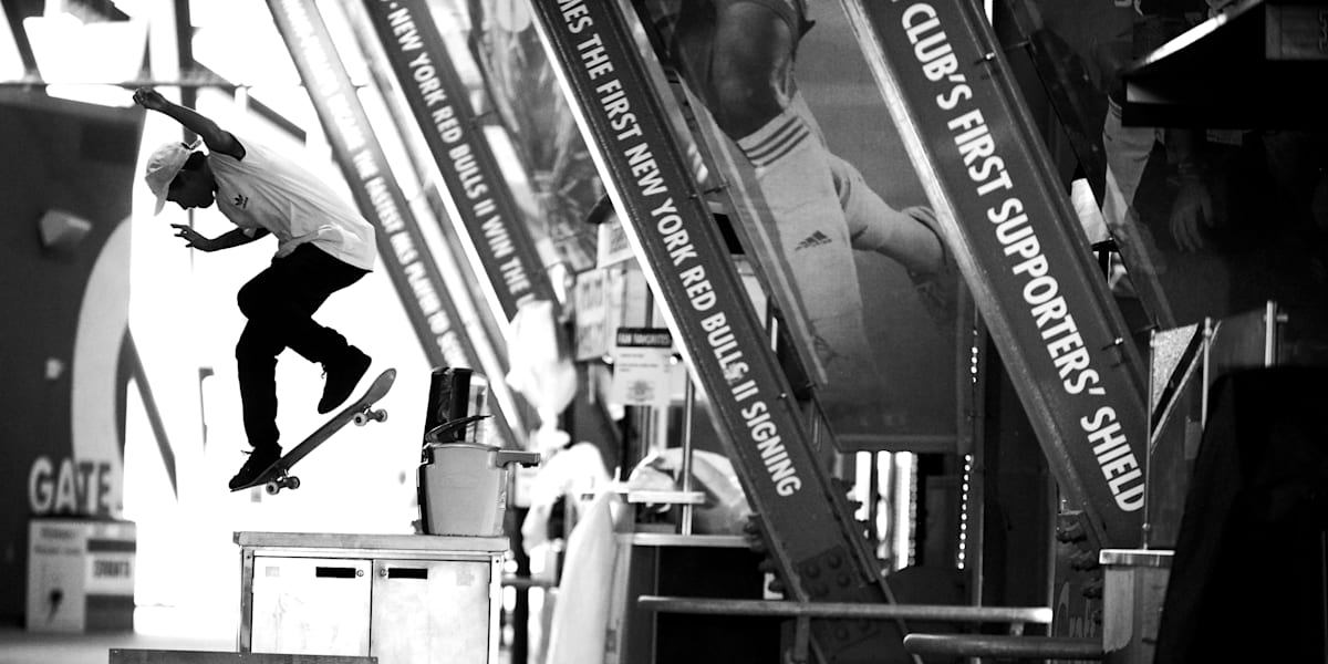 Skateboarder Felipe Gustavo Skates NYC & Red Bull Arena