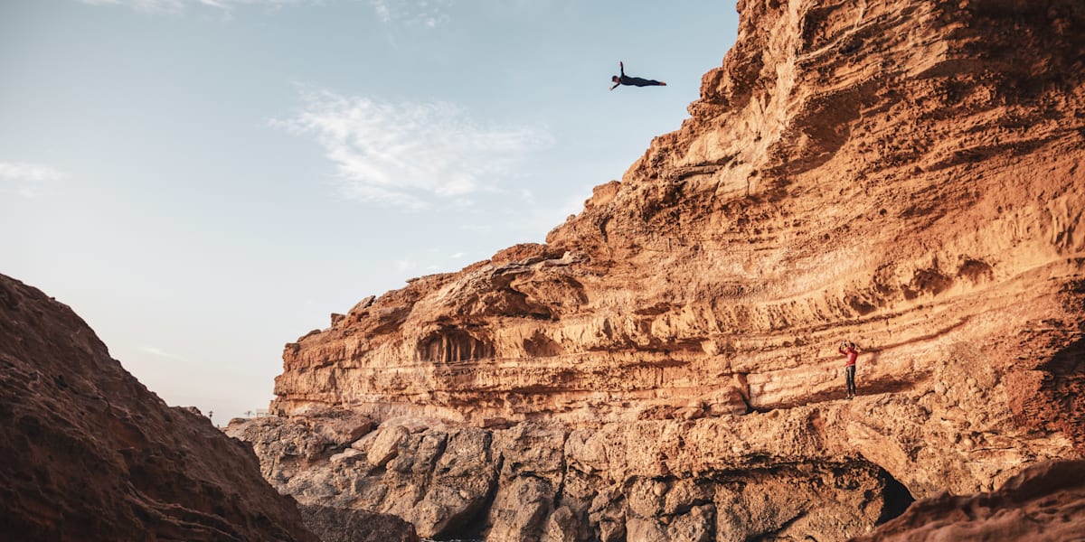 Jonathan Paredes: Cliff diving at Ibiza rocks