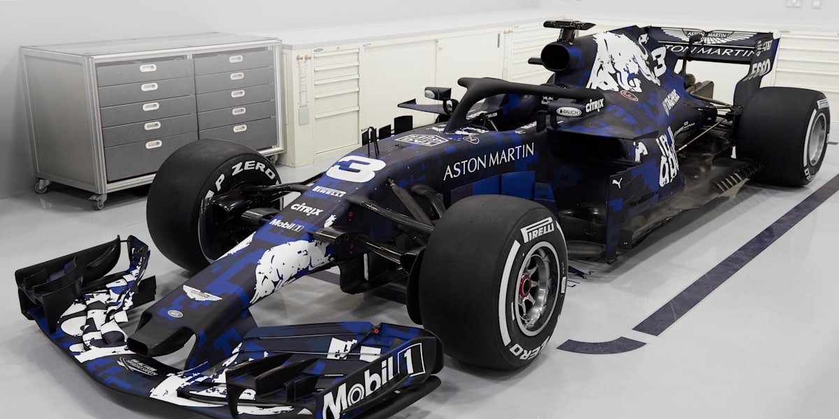 RB14 发布: 阿斯顿马丁-奥地利红牛车队 RB14 *照片*