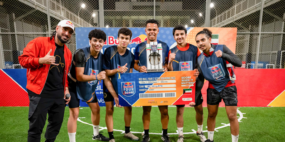 A Battle of Football Skills in Red Bull Four 2 Score Kuwait