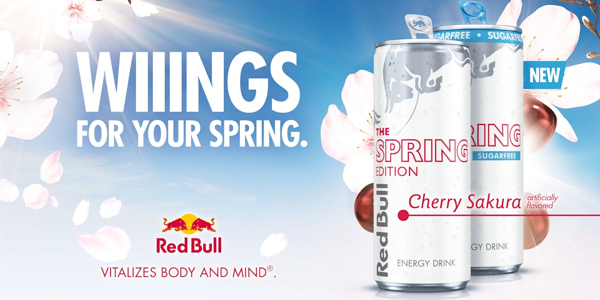 2026 New Red Bull Spring Edition Cherry Sakura Now Available