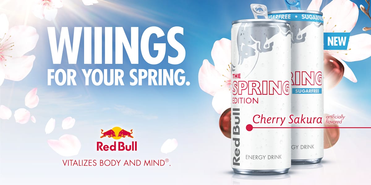 2026 New Red Bull Spring Edition Cherry Sakura Now Available