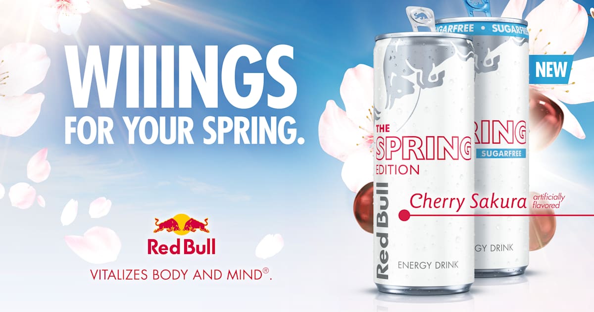 2026 New Red Bull Spring Edition Cherry Sakura Now Available
