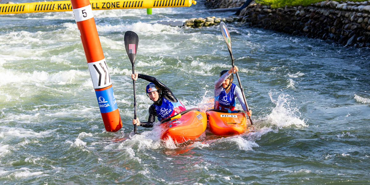 Top kayak cross athletes