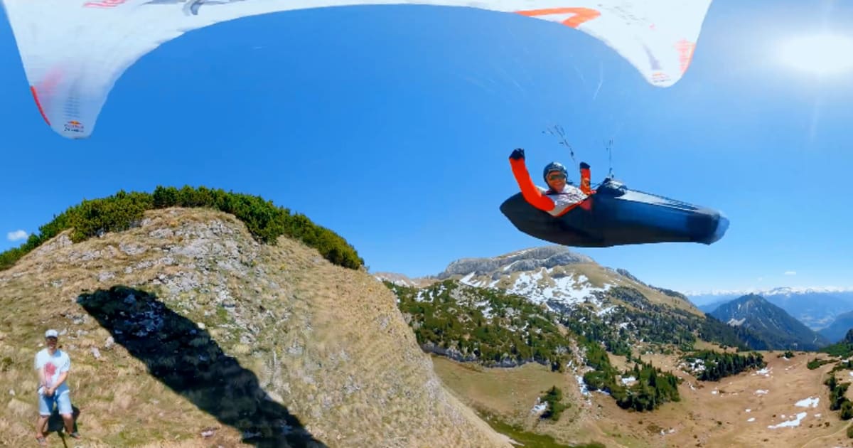 Red Bull X-Alps: Amazing VR paragliding video