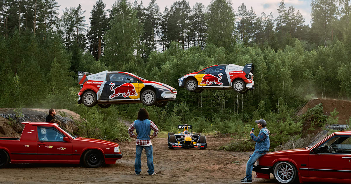 How difficult is it for two RX cars to jump over an F1 car?