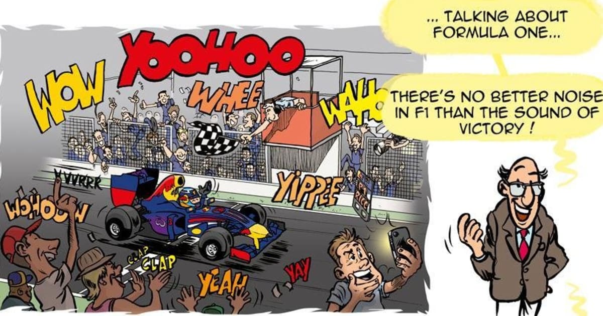 Cirebox's exclusive Formula One 2014 Noise Cartoon