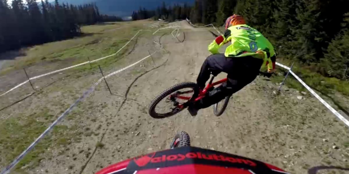 World Champs DH track preview with Claudio Caluori