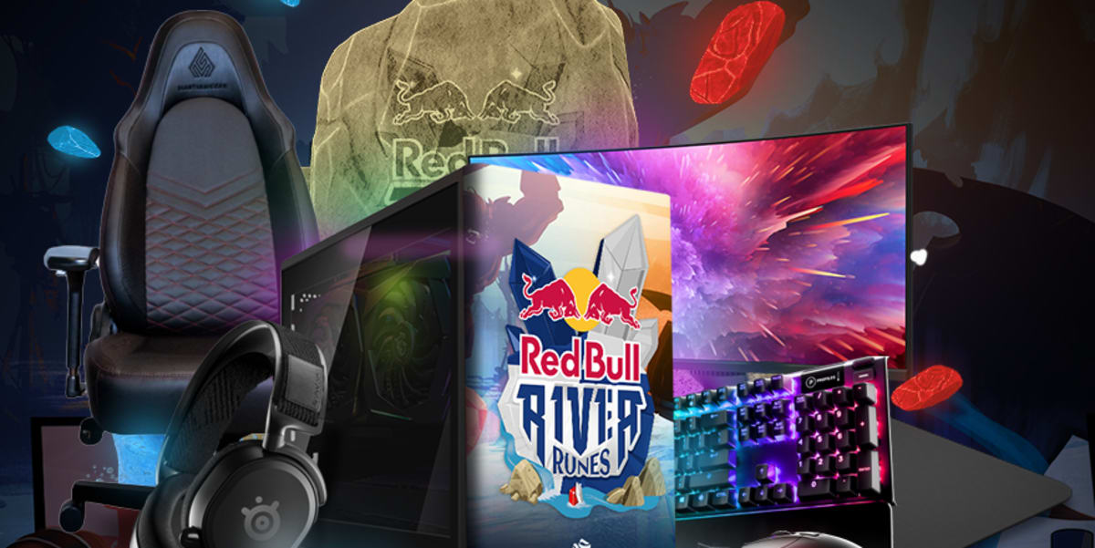 Red Bull R1v1r Runes' EPIC Gaming Setup