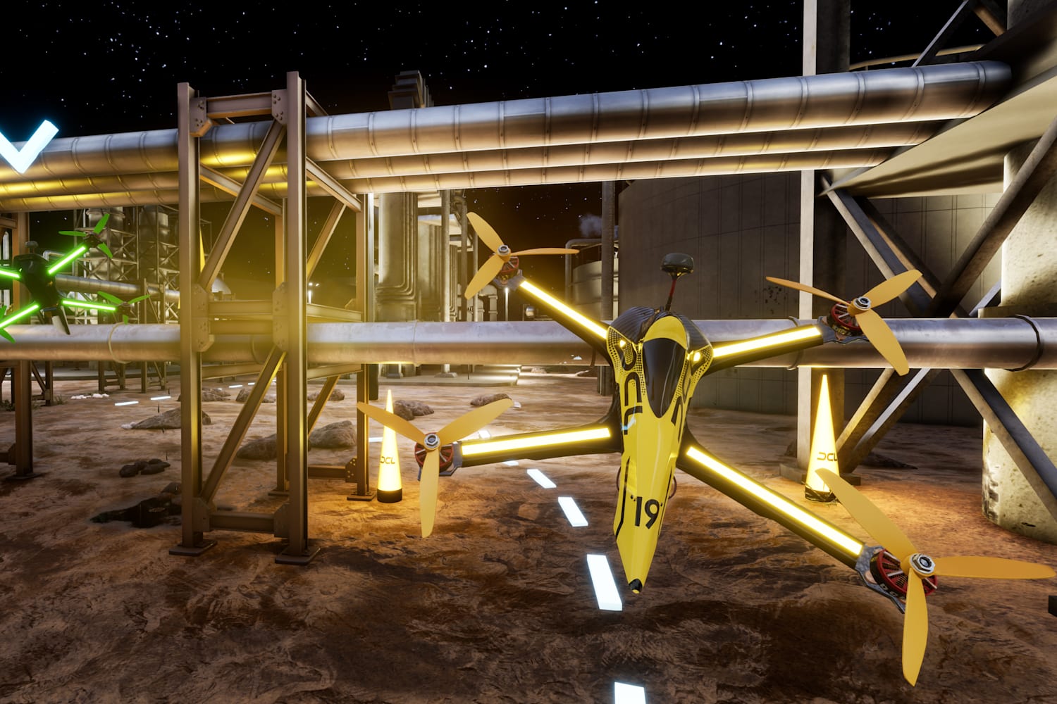 DCL – The Game: Drone racing video game – interview