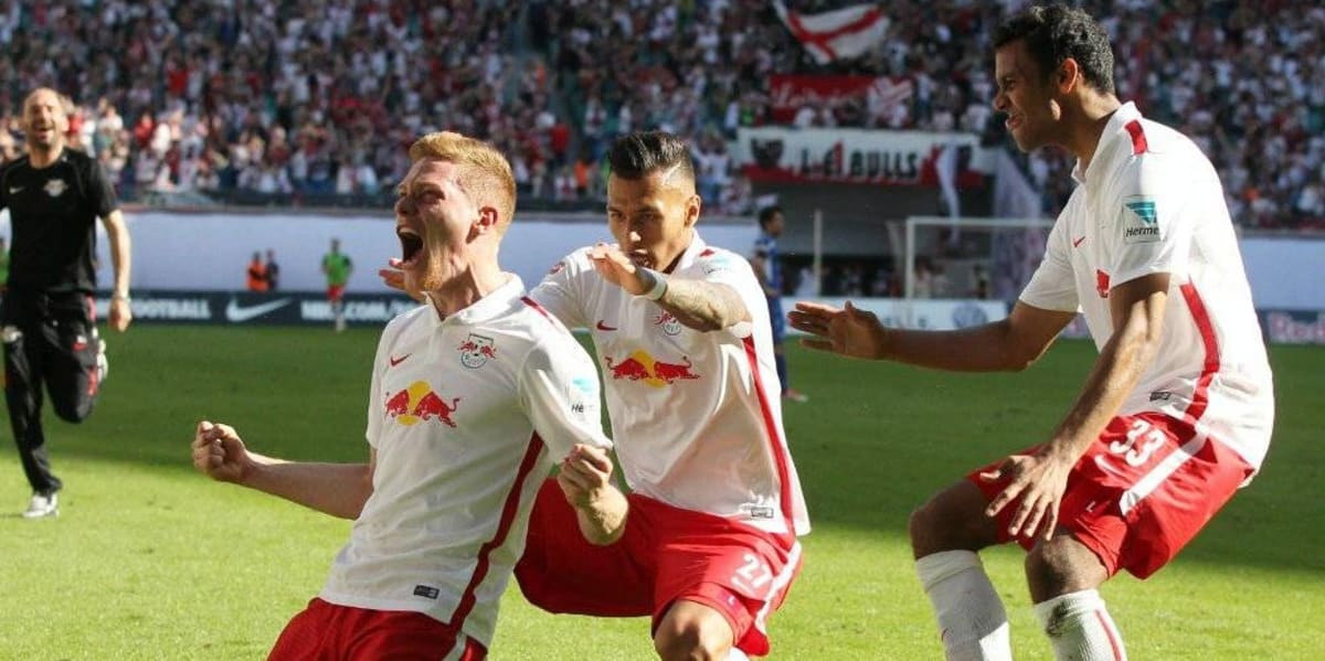 Football : Le RB Leipzig monte en Bundesliga ! Red Bull