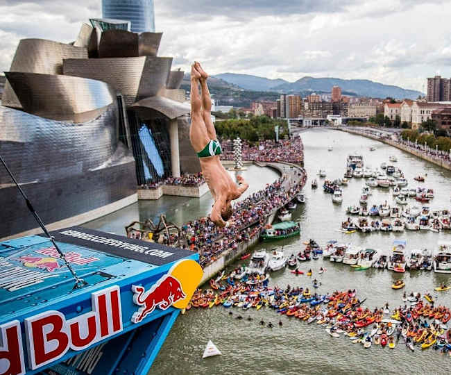 Gary Hunt, campeón del Red Bull Cliff Diving 2014