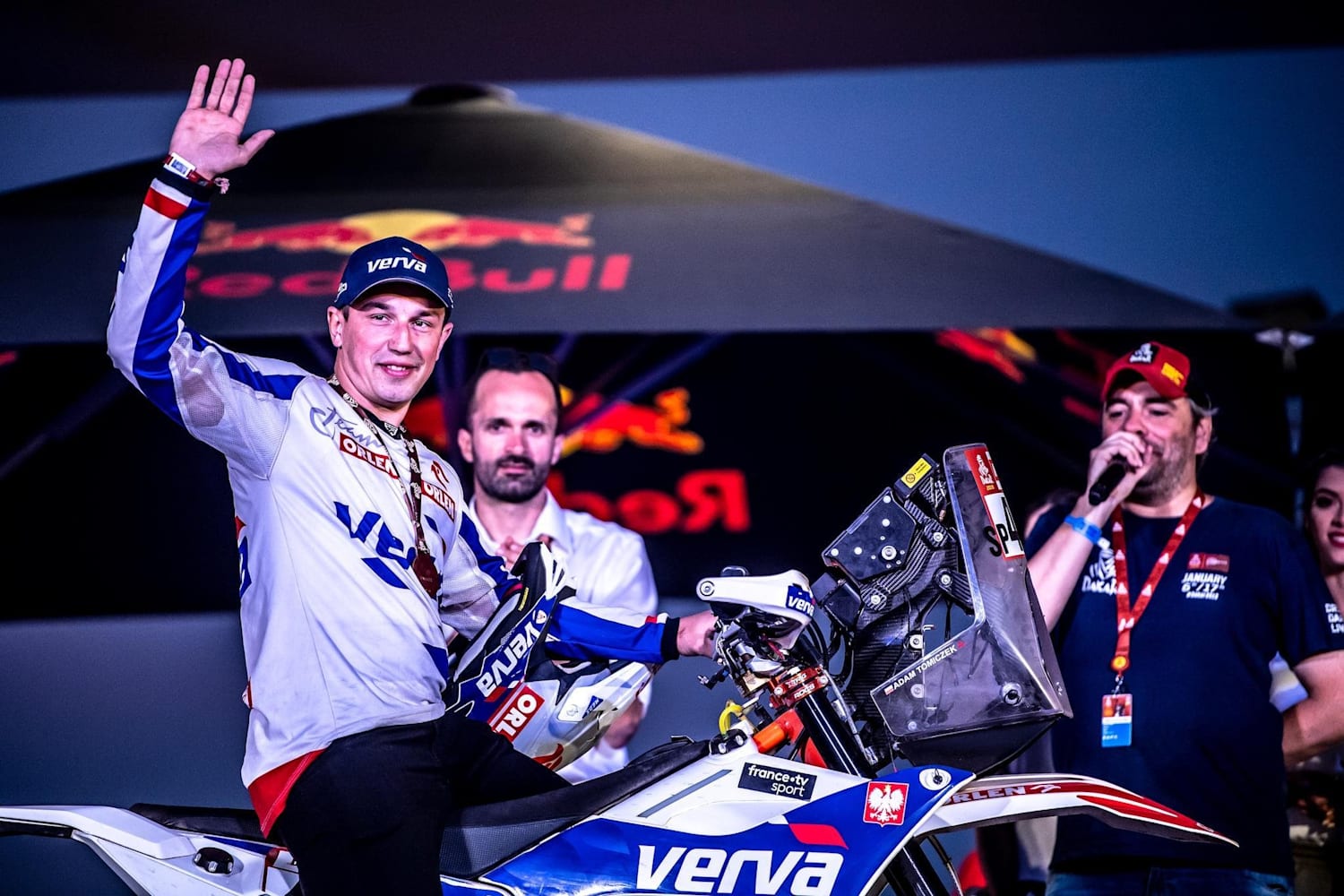 Adam Tomiczek 16. miejsce w Dakarze. Peru wydmy Giemza