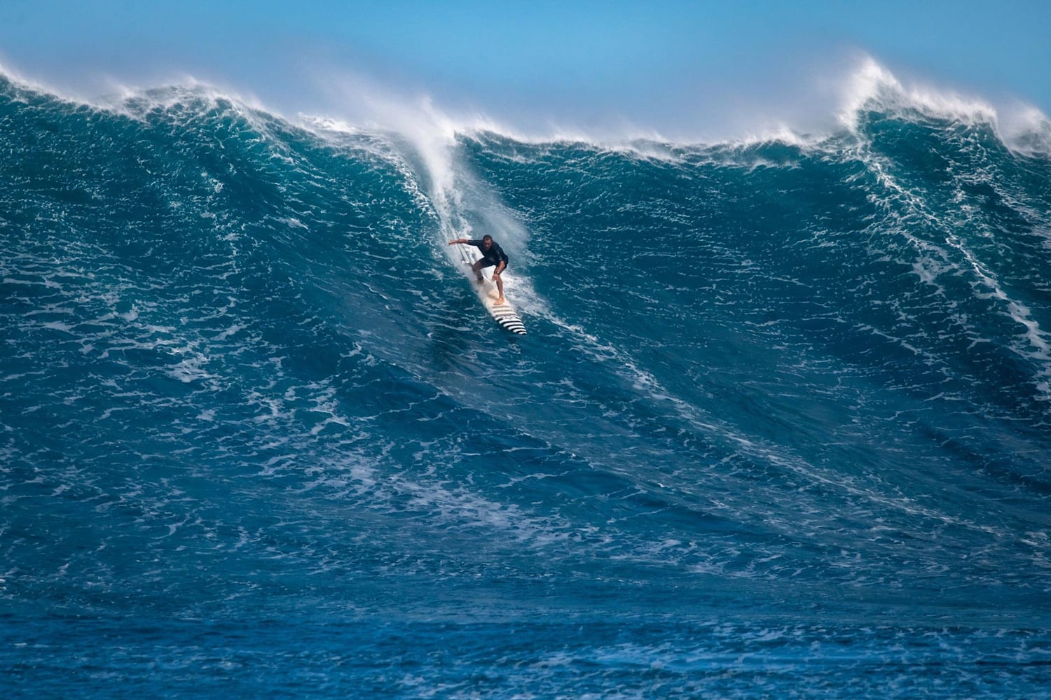 La vague de Jaws fête le nouvel an 2019 ! Surf - Vidéo