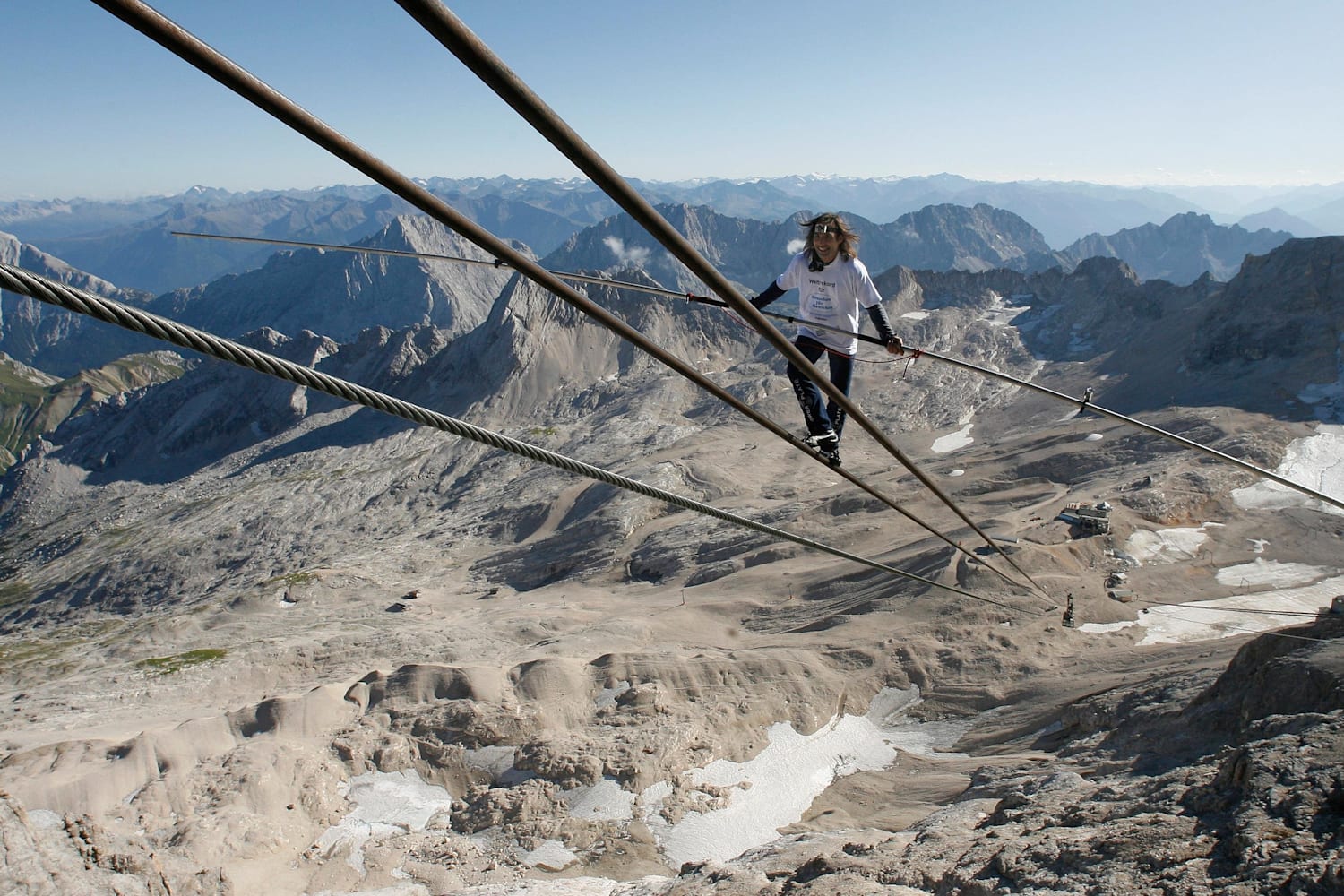 Seven Wacky World Records | Swimming, Tightrope Walking
