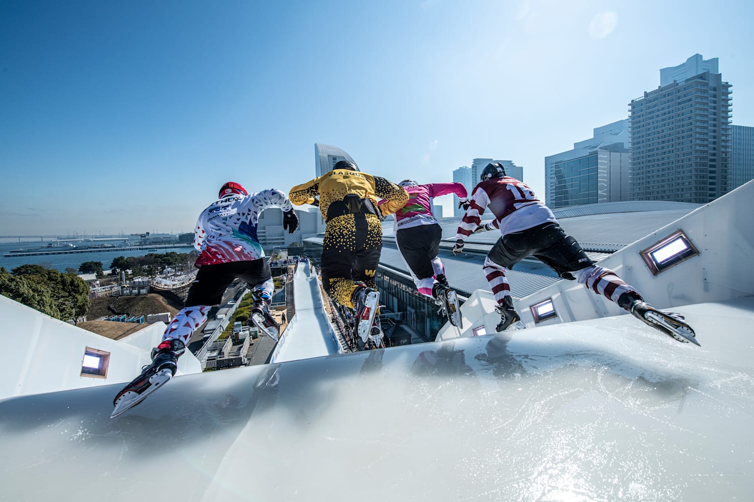 Red Bull Ice Cross WC 2020: Yokohama POV track preview