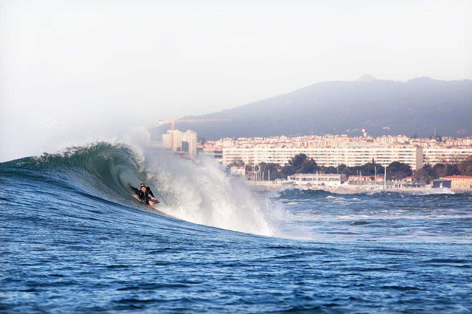 Surf sur Mar da Calha, vague à Lisbonne, Portugal Vidéo