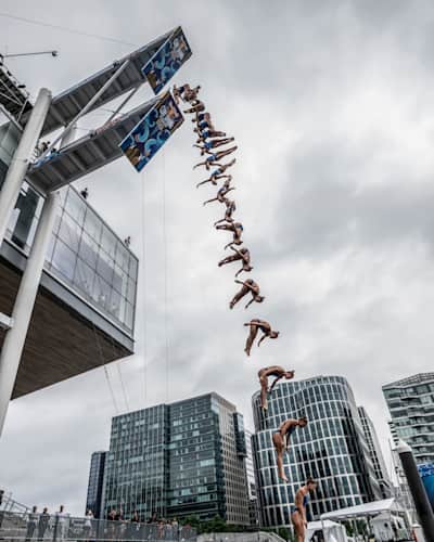 Red Bull Cliff Diving Boston: The physics of city dives