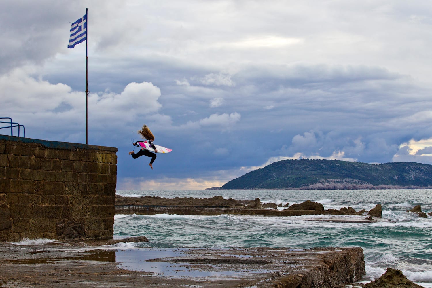 Caroline Marks Surfs Greece | Red Bull Surfing