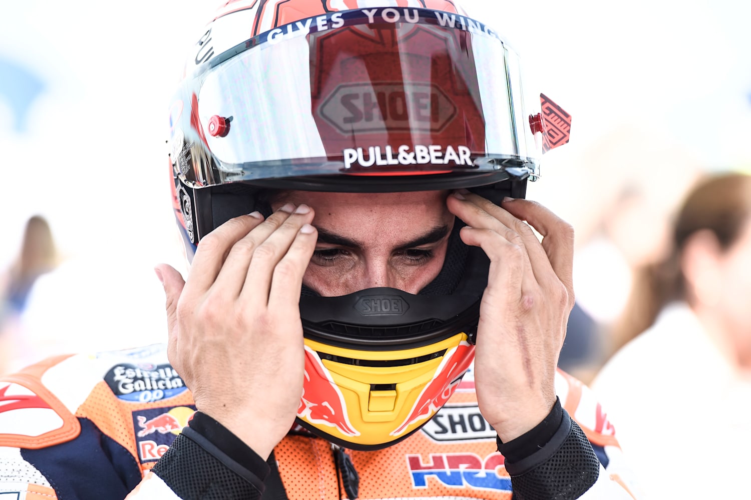 Marc Márquez Helmets - Black, Test circuito de Sepang