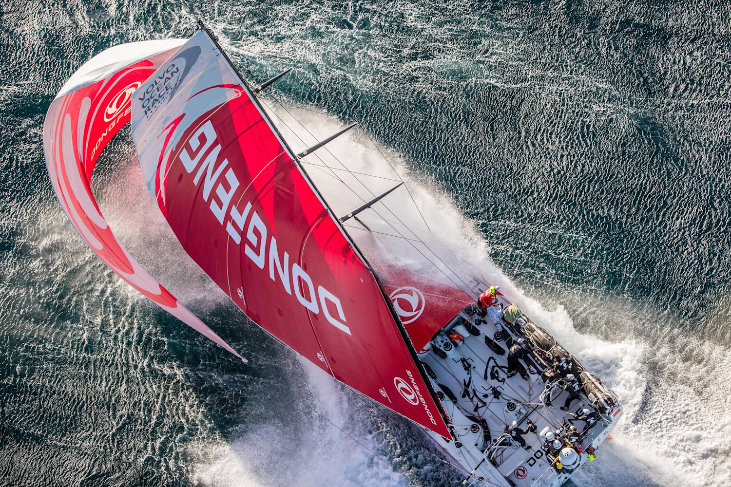Travis Rice sailing with Dongfeng Race Team ++video++
