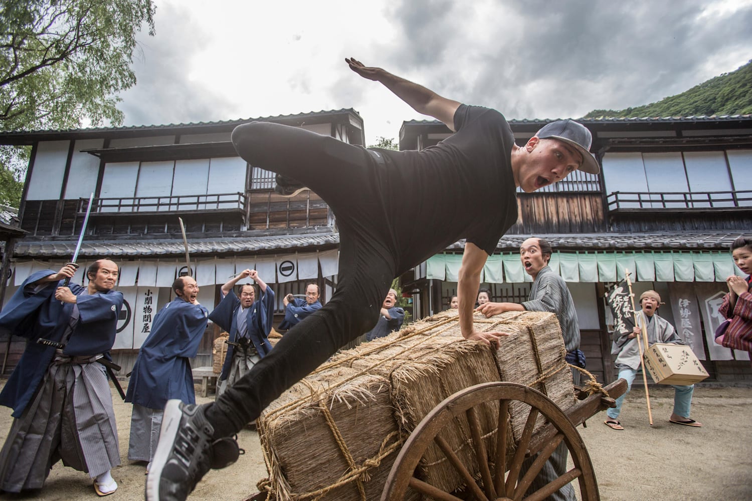 Galerie photos de Jason Paul en freerunning au Japon