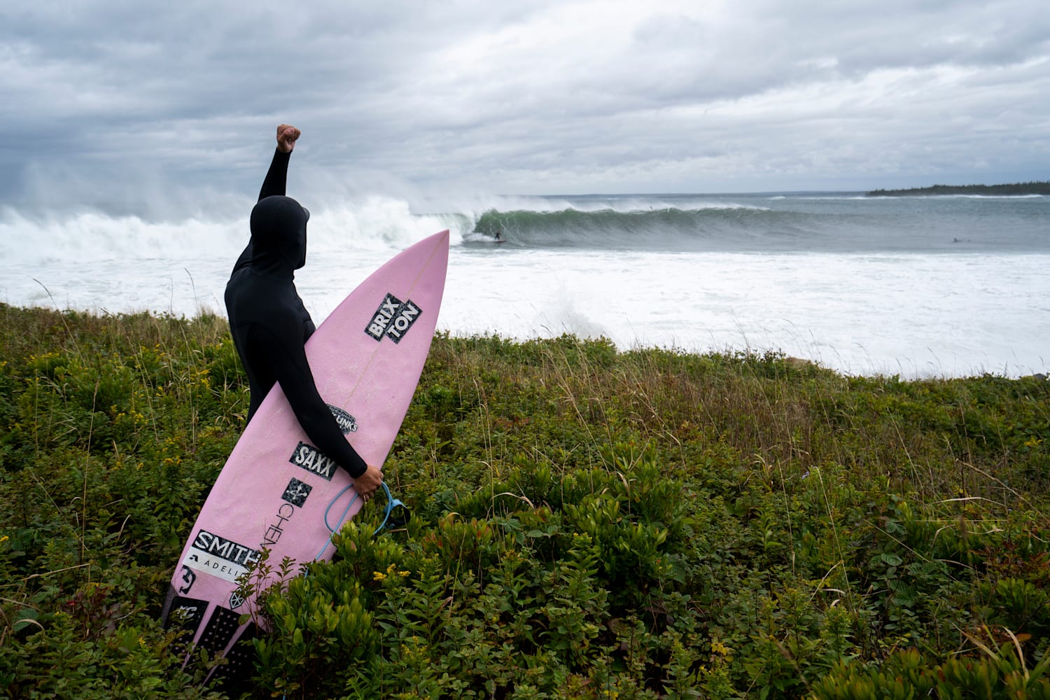Logan Landry on chasing swells during Hurricane Season