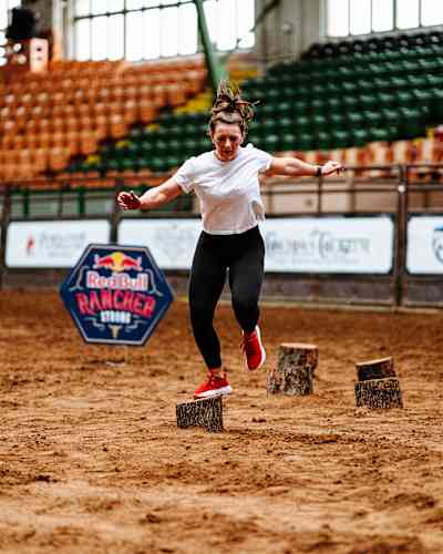 Cowboy grit meets fitness comp at Red Bull Rancher Strong