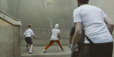 Eton Fives courts explained as Timbo Gonzalez tries it