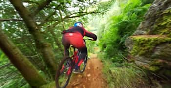 Red Bull Hardline 2023: The first full drone shot