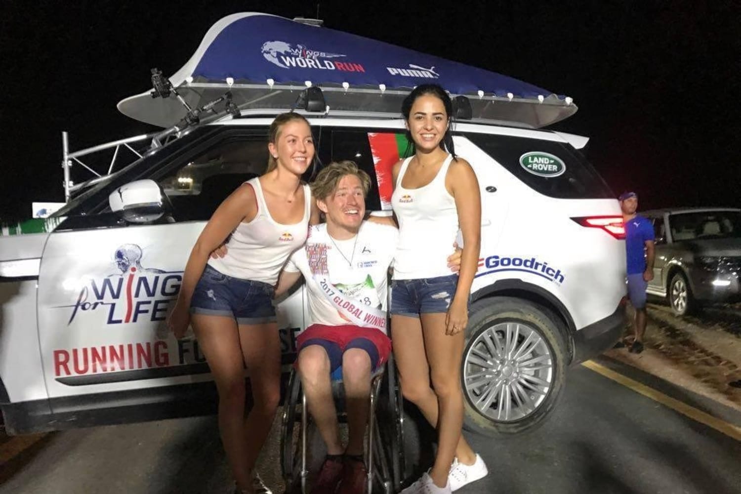Aron Anderson wint de Wings for Life World run 2017