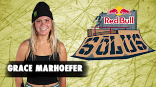 Grace Marhoefer's skateboarding line in Red Bull Solus