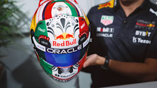 Checo's Home Race Helmet