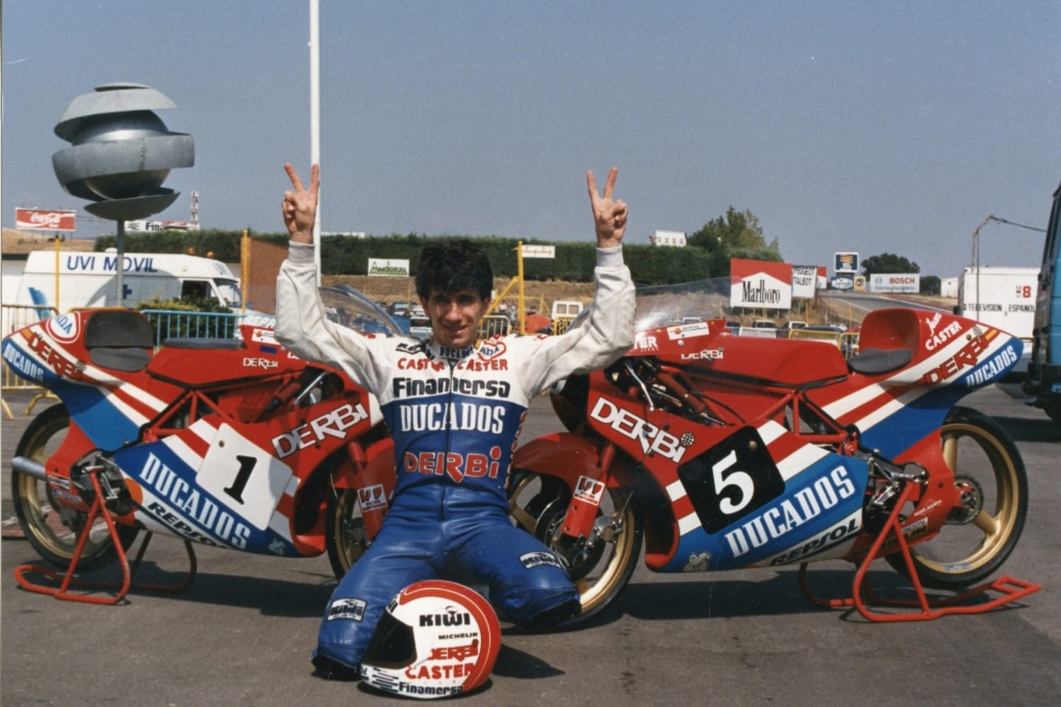 MotoGP - 1988, las balas de Derbi y Aspar, Red Bull